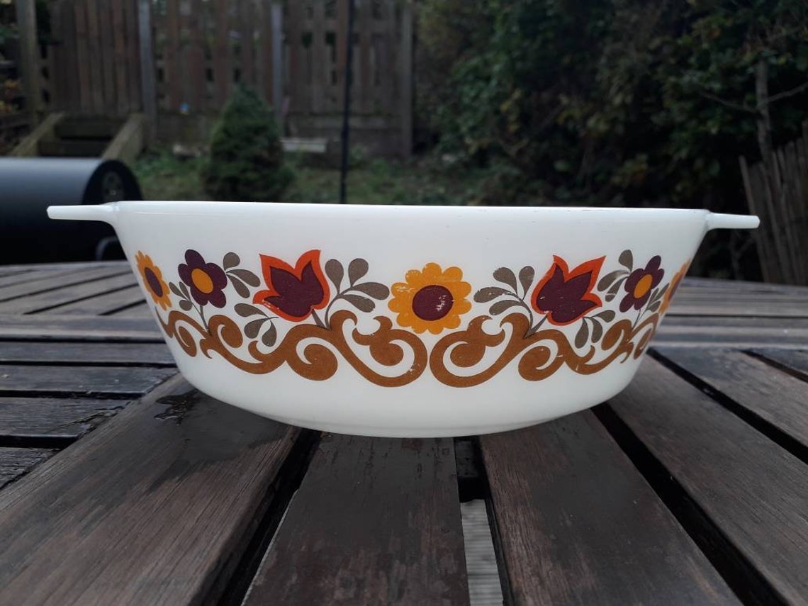 Vintage JAJ English Pyrex 3 Pint Casserole Dish 513 With Hard | Etsy