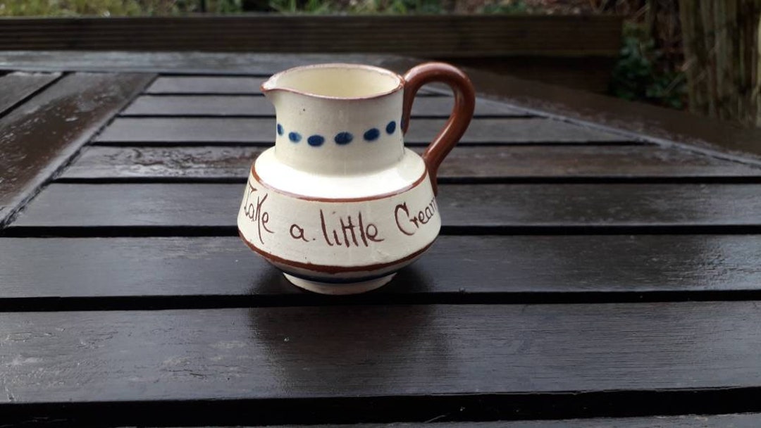 Vintage 1950s Watcombe Pottery Small Creamer Milk Jug. Hand Crafted ...