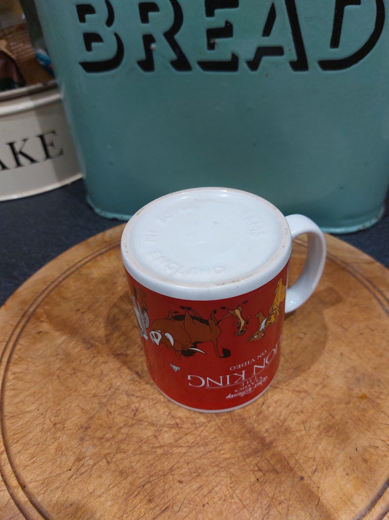Vintage Tams 1990s Rare Lion King Mug Beaker. - Etsy