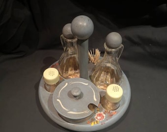 Wooden Cruet Set - Etsy