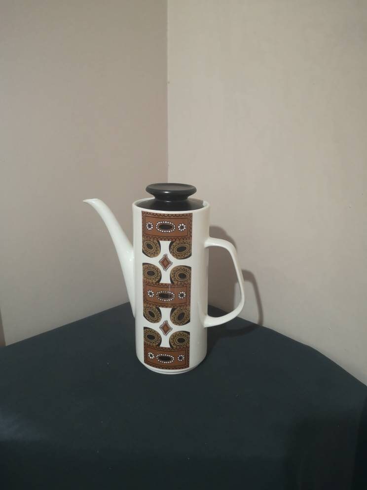 Vintage Maori Design Meakin Pottery Coffee Pot. Retro Coffee - Etsy