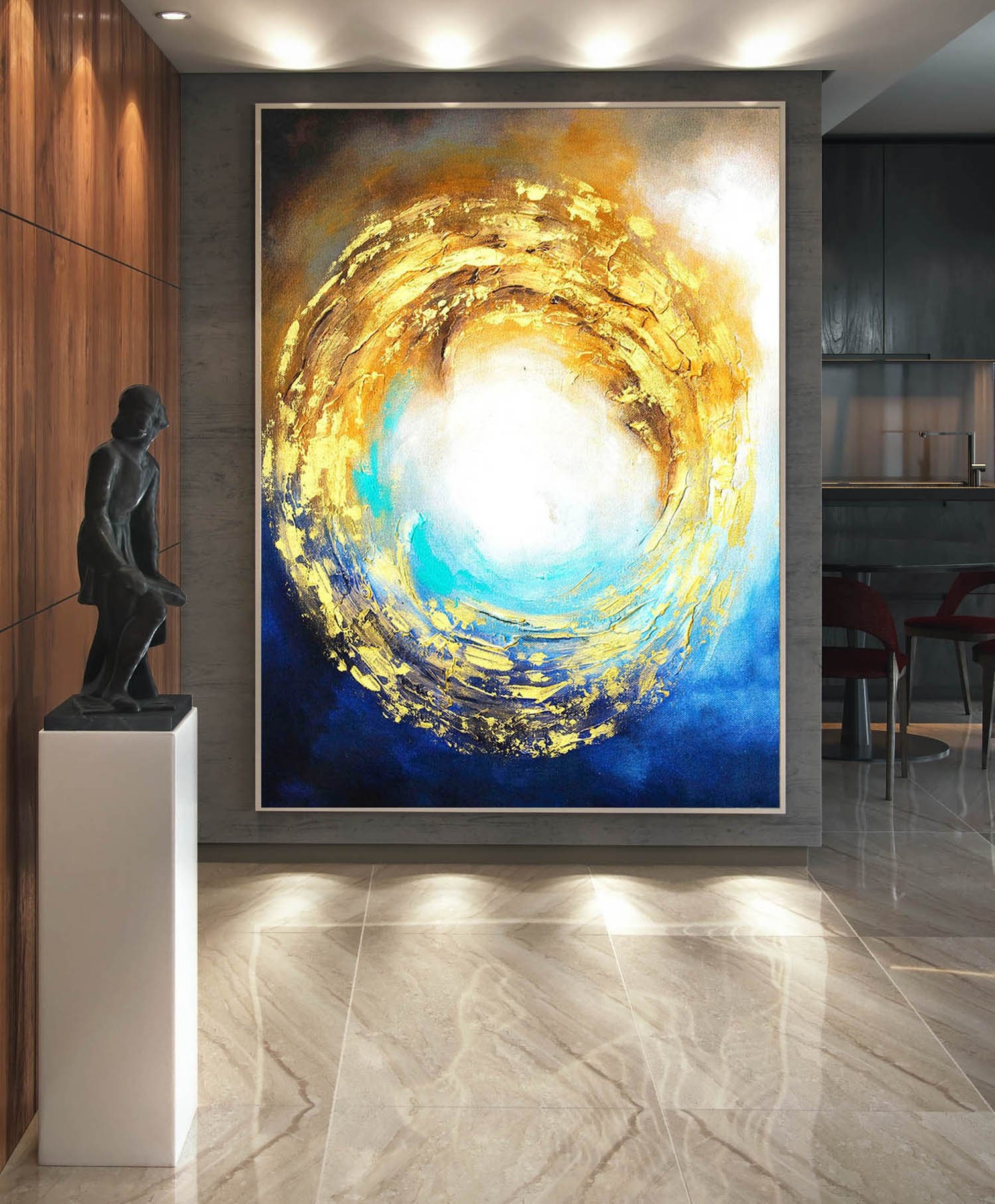 Original Painting on Canvas Abstract Paintinglarge Canvas - Etsy Canada