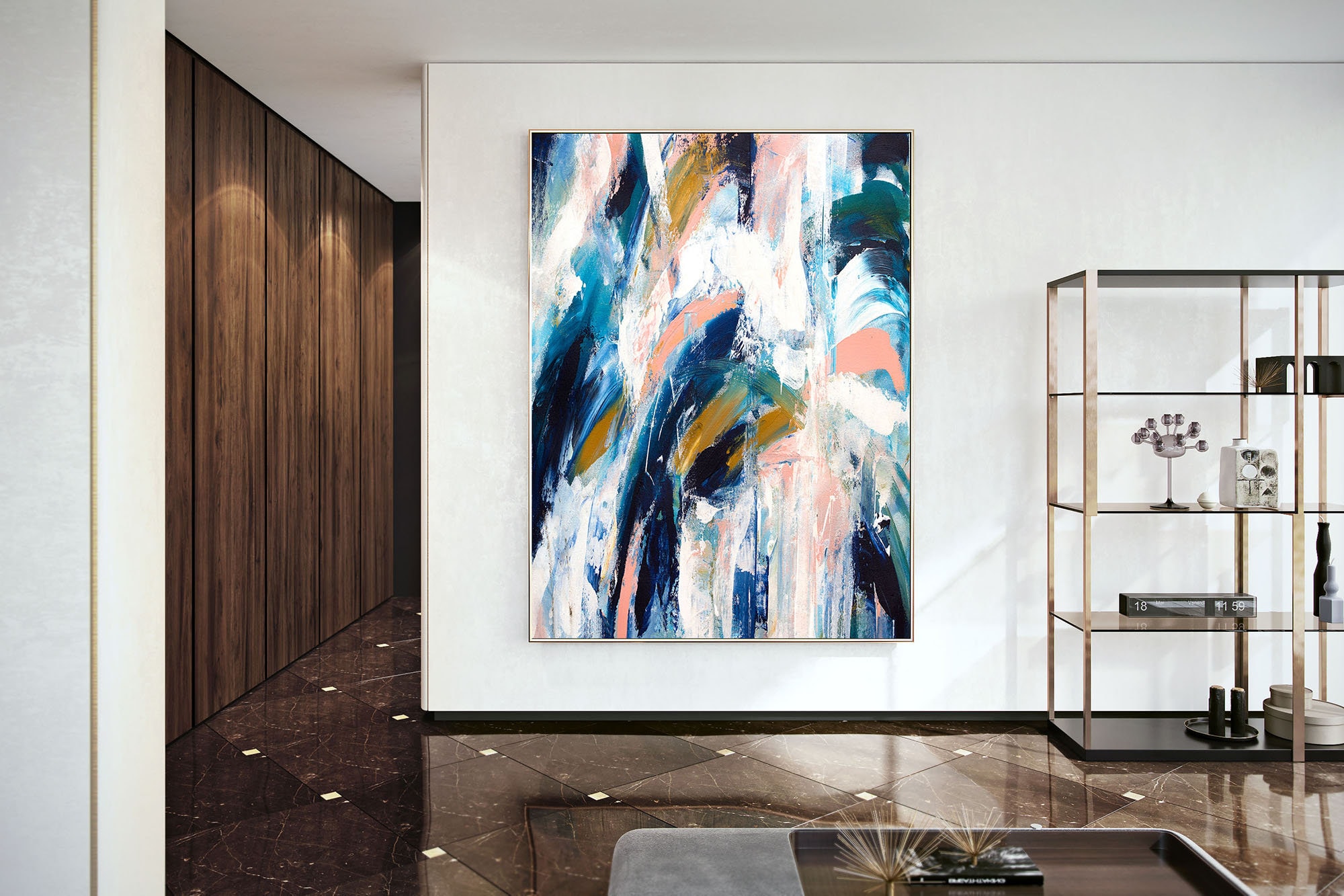 Modern Canvas Oil Paintingslarge Oil Paintingtextured Wall - Etsy UK