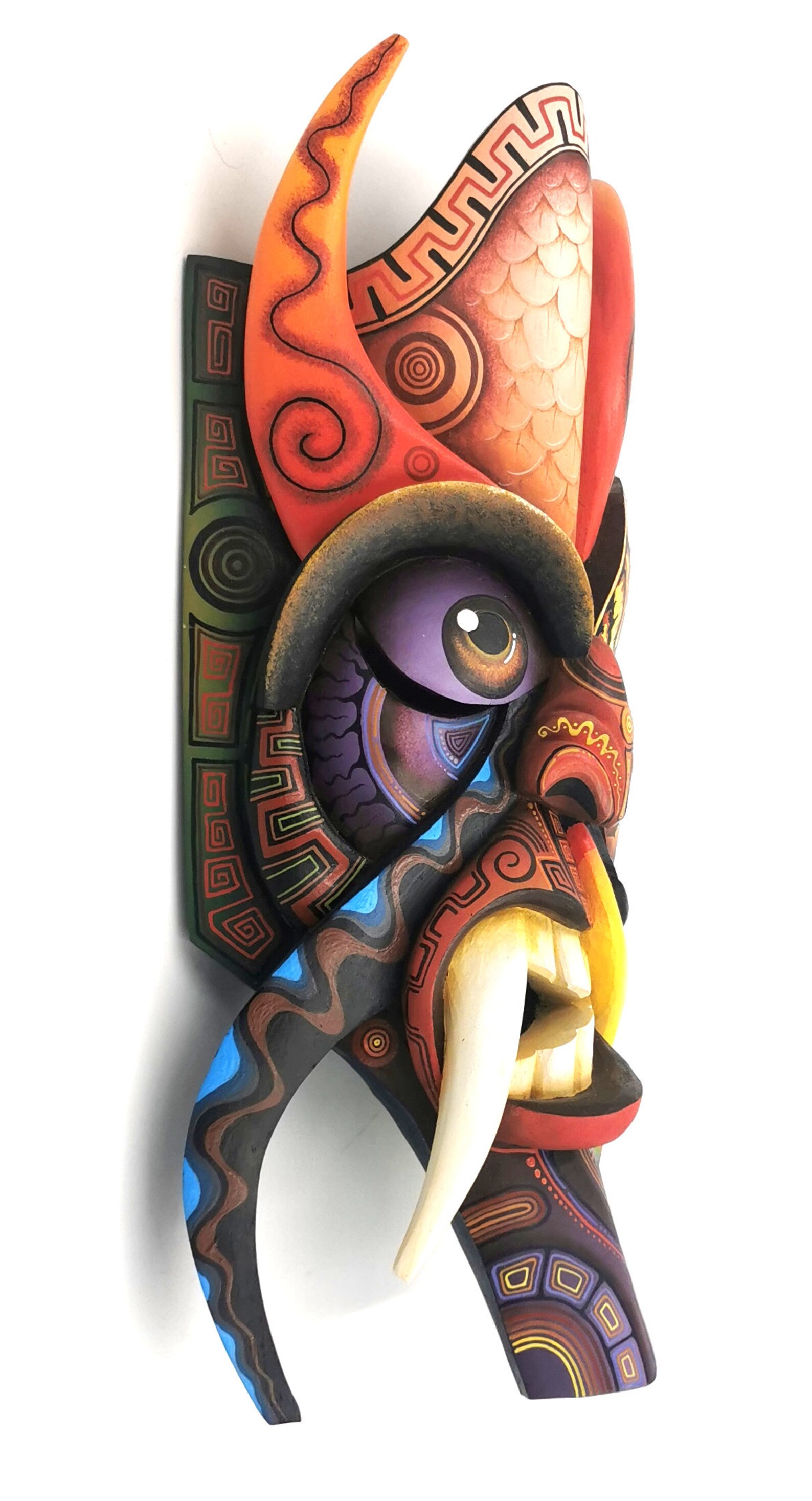 Boruca Art devil Butterfly - Etsy