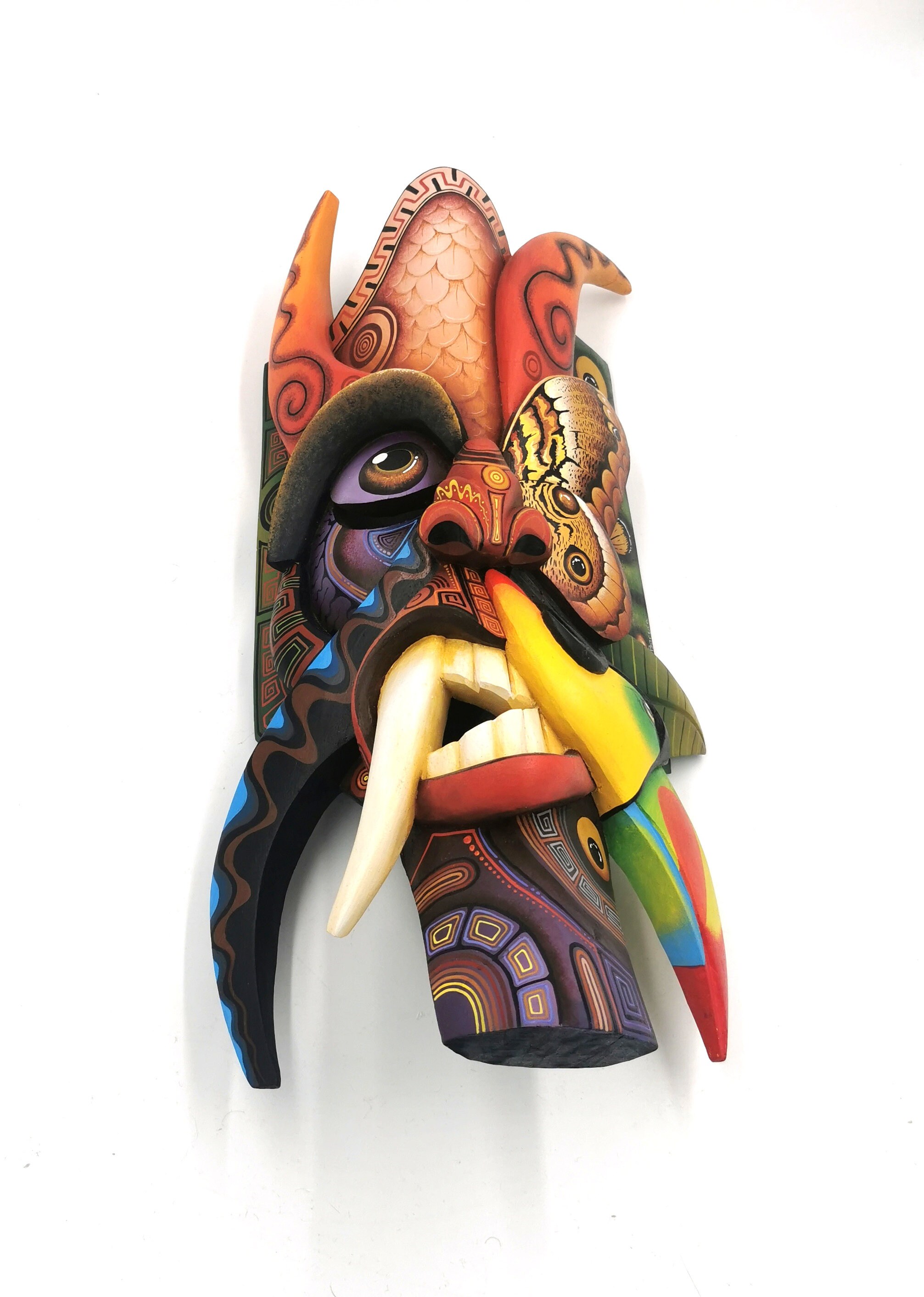 Boruca Art devil Butterfly - Etsy