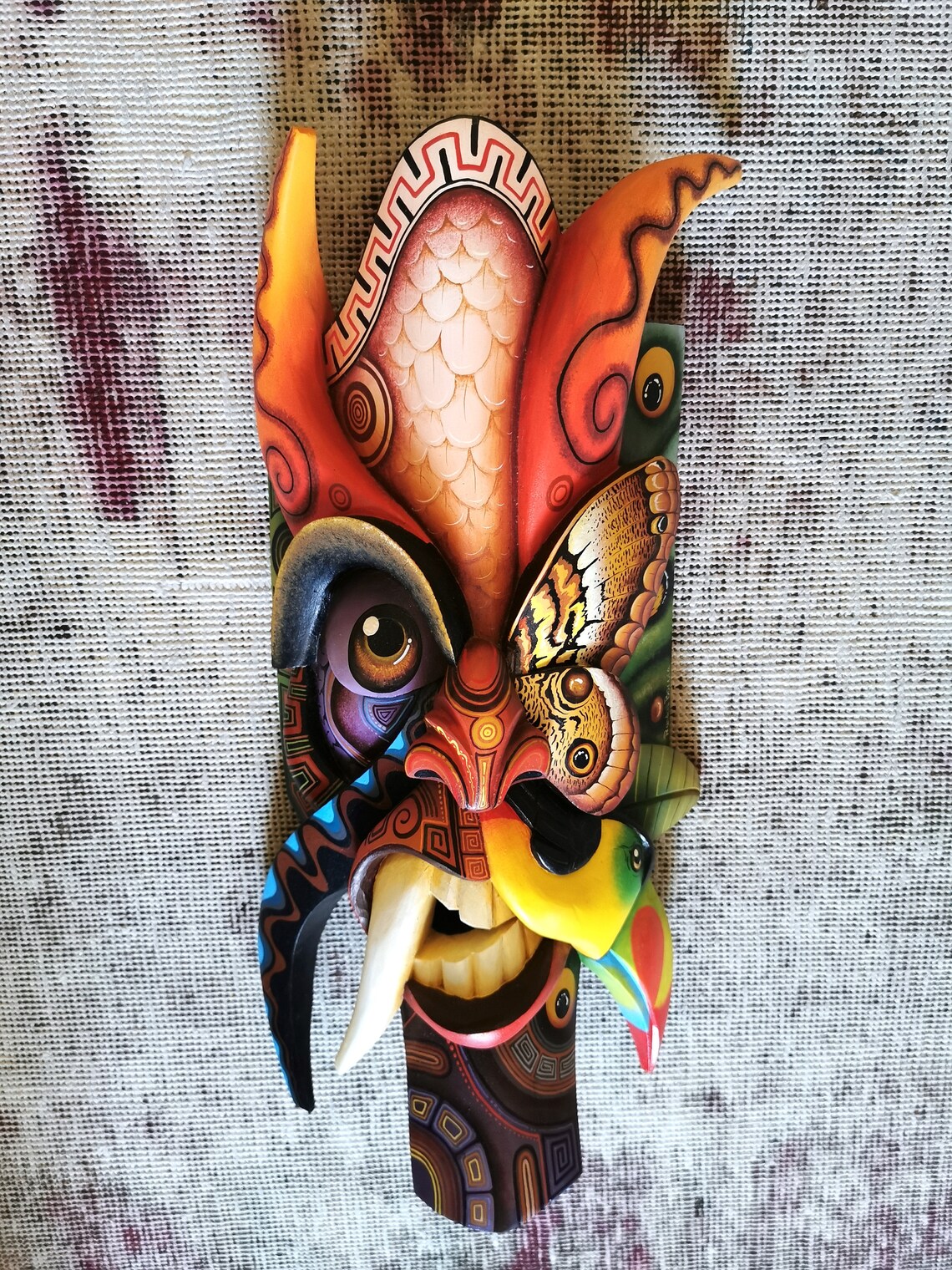 Boruca Art Devil Butterfly | Etsy