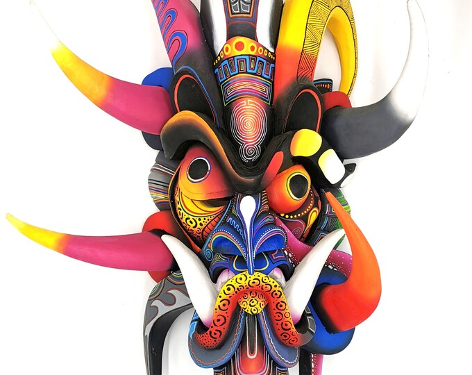 Boruca Art "horned Devil" - Etsy