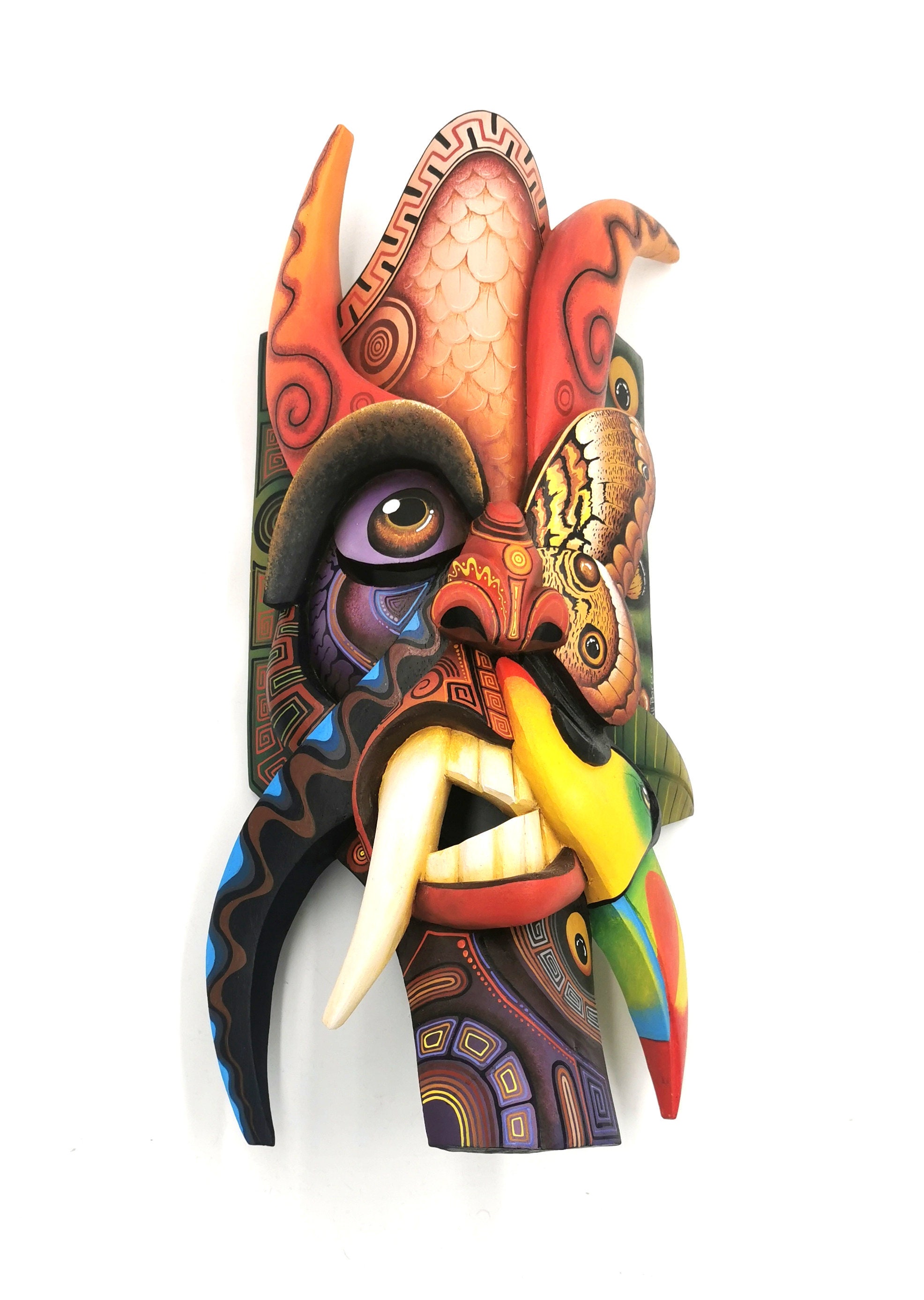 Boruca Art devil Butterfly - Etsy