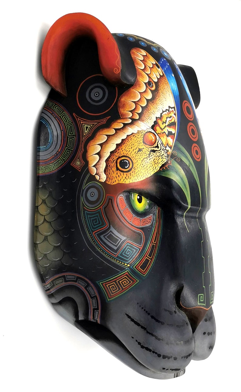 Boruca Art jaguar Butterfly - Etsy