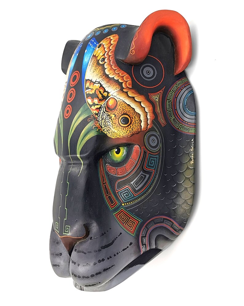 Boruca Art jaguar Butterfly - Etsy