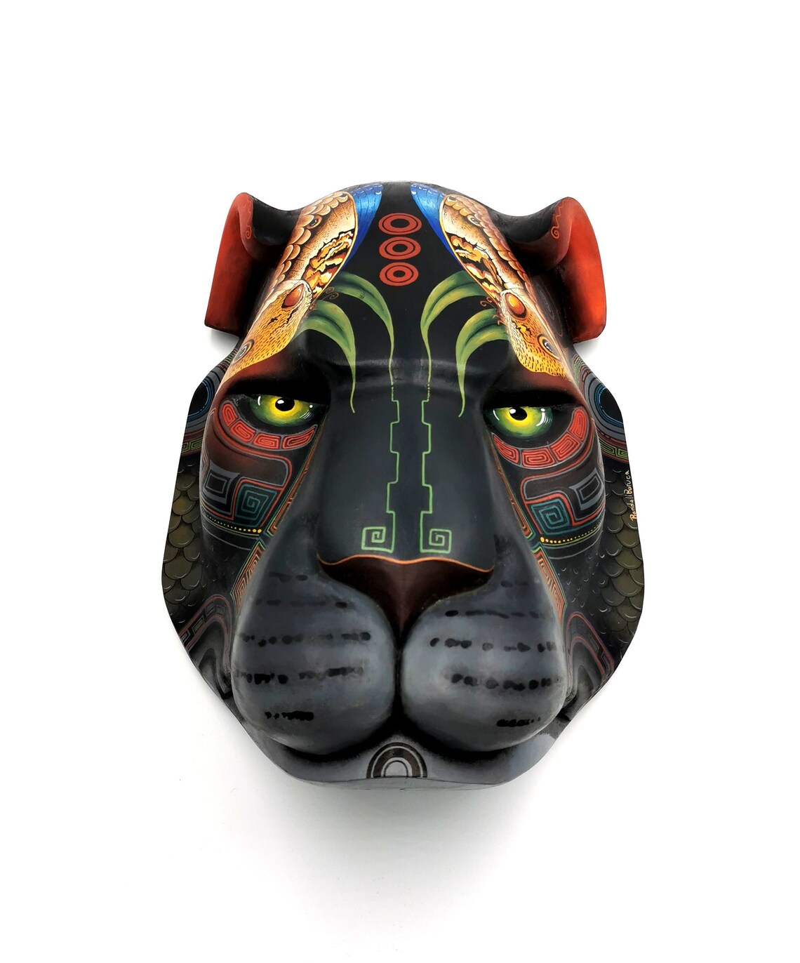 Boruca Art jaguar Butterfly - Etsy