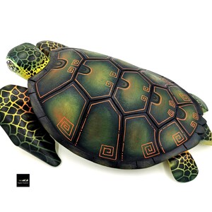 Boruca Art "green Turtle" - Etsy