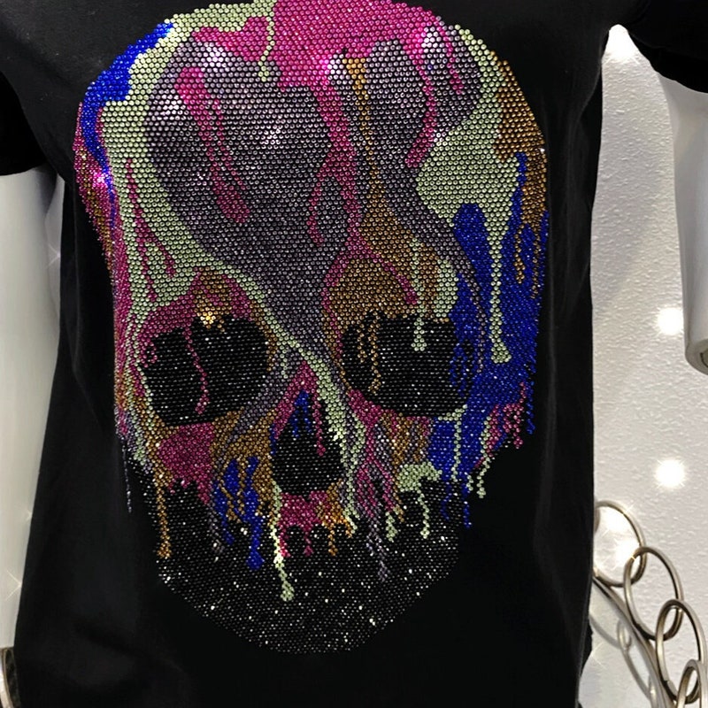 Rhinestone Tee - Etsy