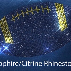 Rhinestone Custom Sports Hoodie, Handmade to Order, Blinged Sweatshirt ...