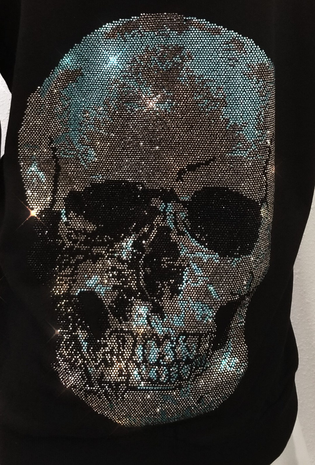 Bling Skull Rhinestone Hoodie, Day of the Dead, Dios De La Muertos ...
