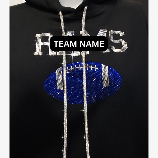 Rhinestone Hoodie - Etsy