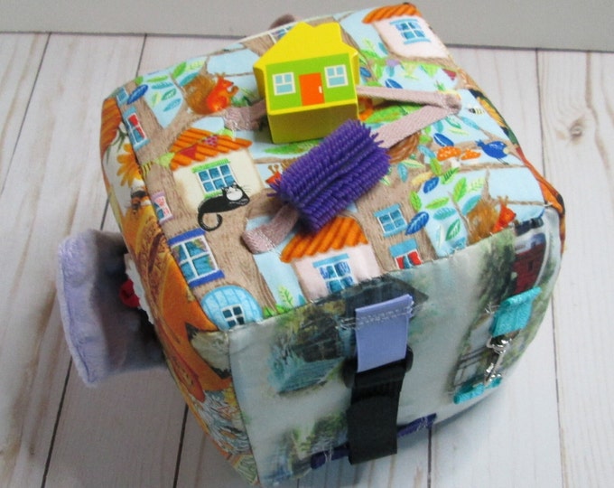 Handmade Fidget Cube for Restless Hands, Sensory Awareness, ADHD ...
