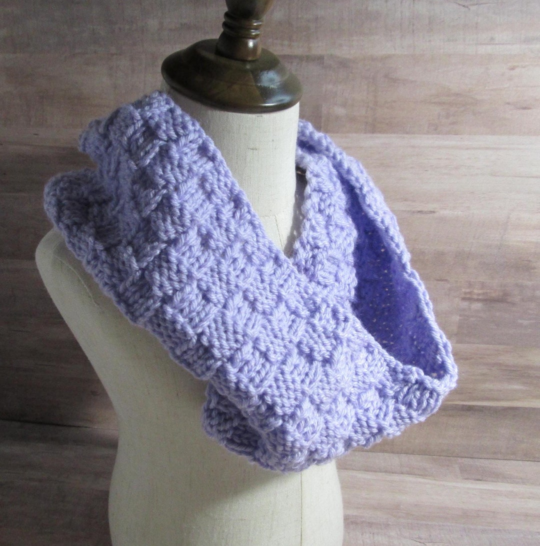 Children's Cowl, Ages 2 to 5 Years, Hand-knit in Lilac, Toddler/ Child ...