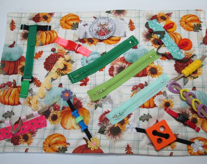 Fidget Lap Activity Mat, Fidget for Alzheimer, Dementia, ADHD, Autism ...