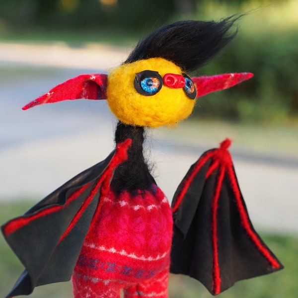 Needle Felt Bat - Etsy