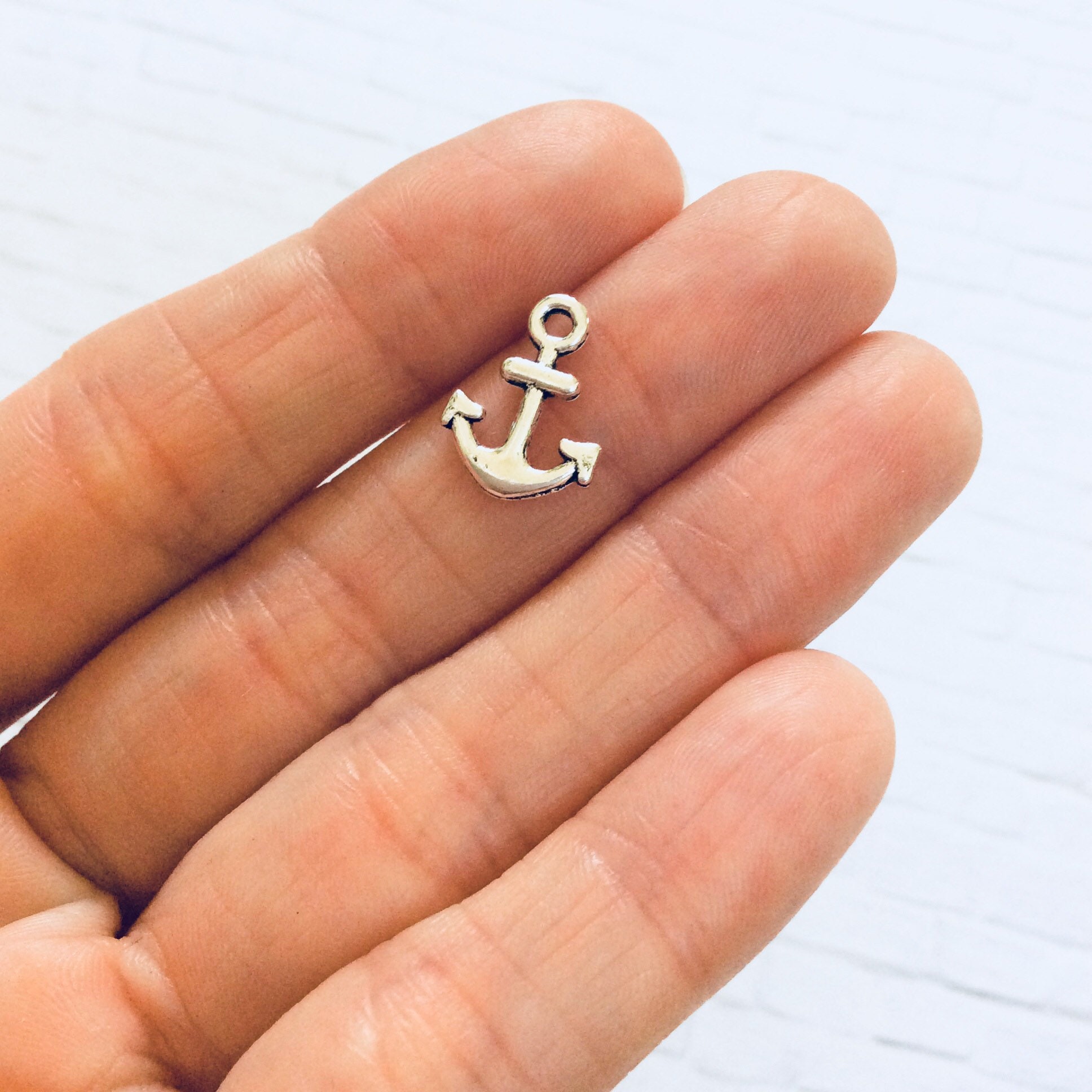 1 Anchor Charm / Nautical / Sailing / Boating / Ship / Pirate / Pendant ...