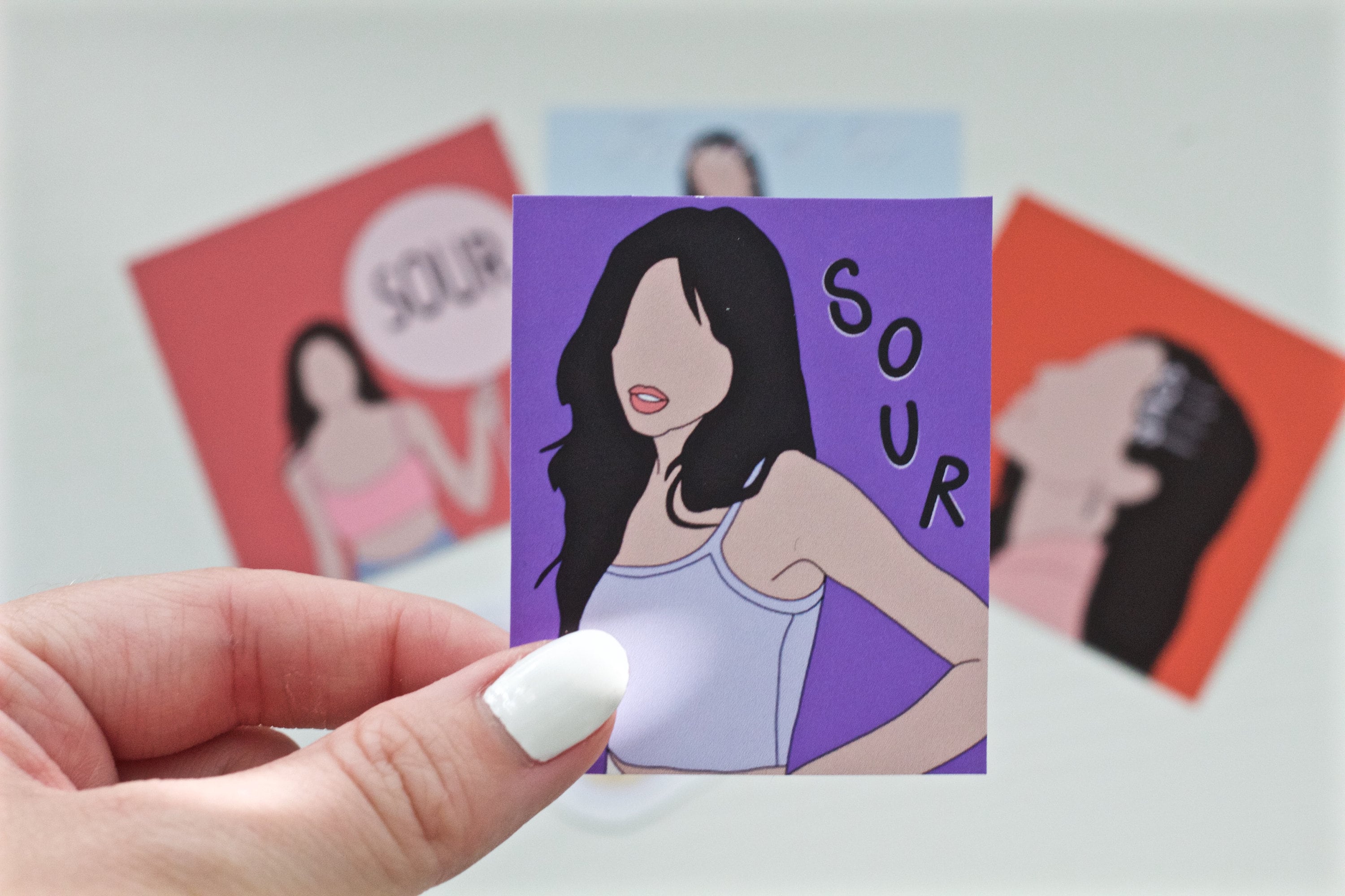 Olivia Rodrigo Sour Stickers - Etsy