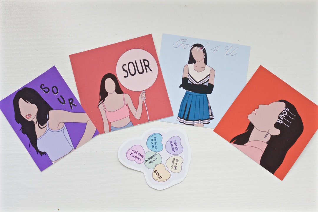 Olivia Rodrigo Sour Stickers - Etsy