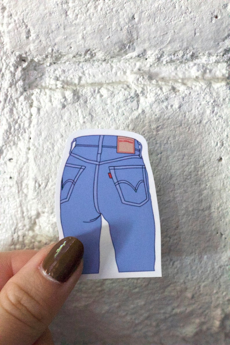 Levis Jeans Sticker - Etsy