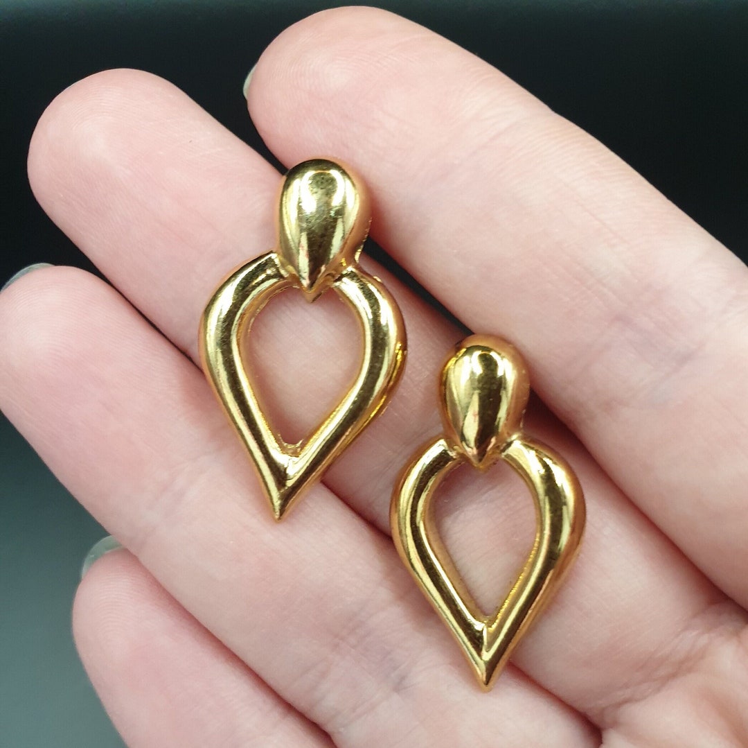 80s/90s Vintage Gold Stud Earrings Rancroft of London - Etsy