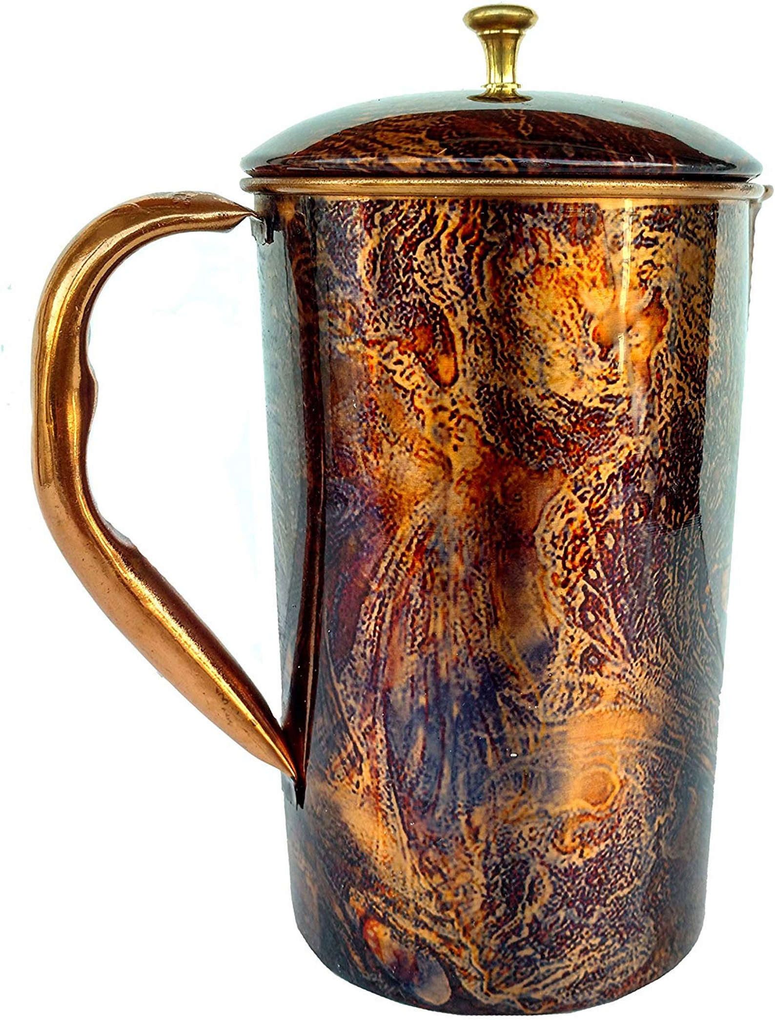 Hand Painted Copper serving jug for dining & serving | Etsy