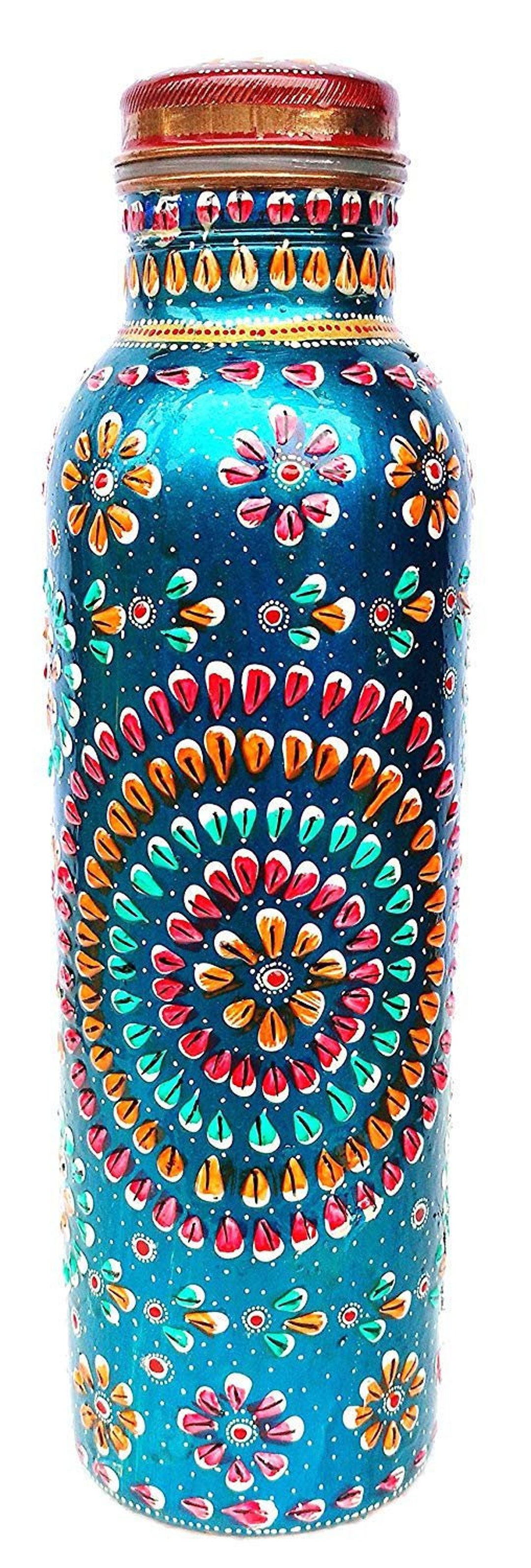 Pure Copper Water Bottle for Drinking & Serving 950 Ml - Etsy