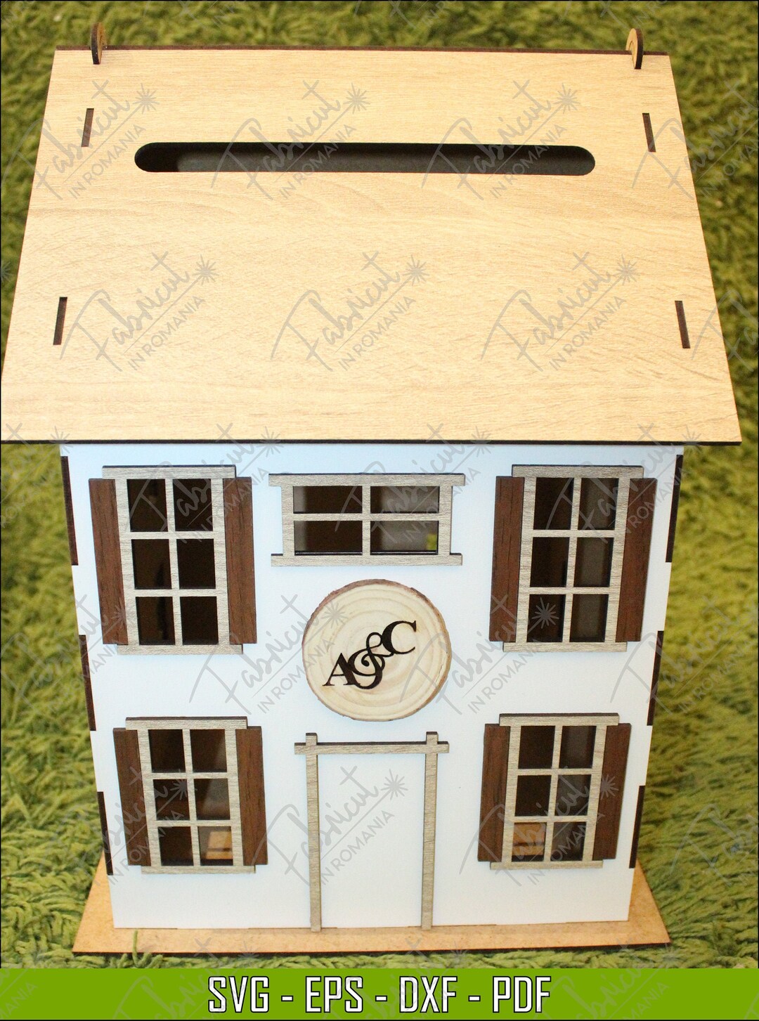 Wedding House Card/money Box, Svg Dxf Pdf Eps Digital Vector Files for ...