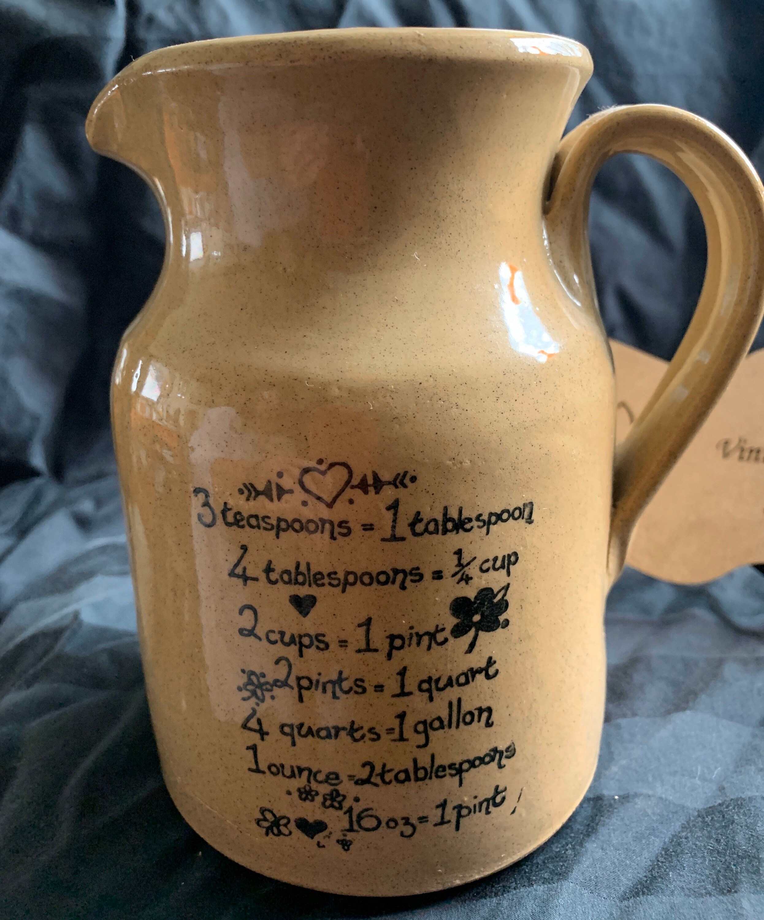 Moira Pottery England Glazed 6” Pitcher Stoneware Jug Farm House ...