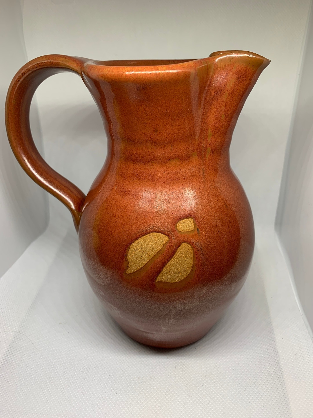 Handmade Soda Glazed Pinched Spout Pitcher - Etsy