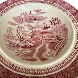 Spode Copeland Mandarin Covered Pancake Muffin Dish Pink Willow ...