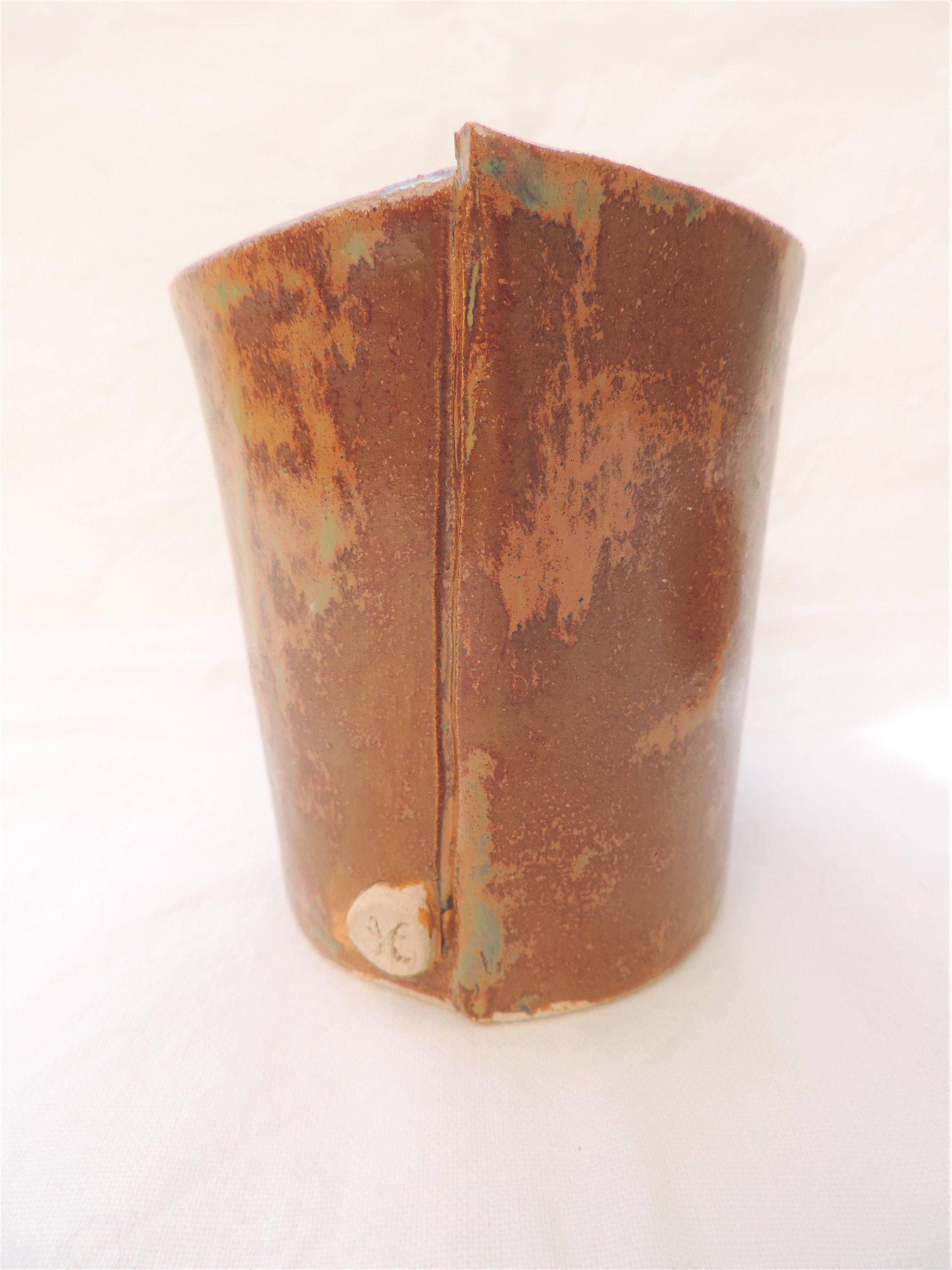 Planter. Hand Made Slab Built Stoneware Ceramic Planter. - Etsy UK