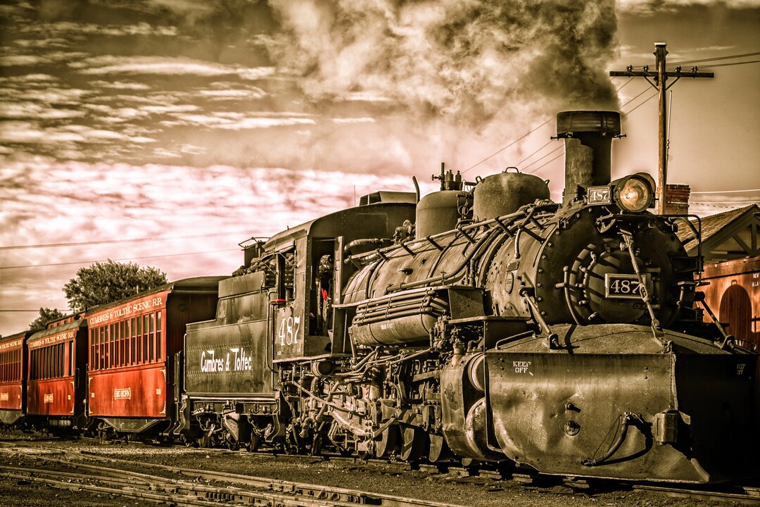 Number 487 Train | Photograph | United States | Travel, Summer, Skyline ...