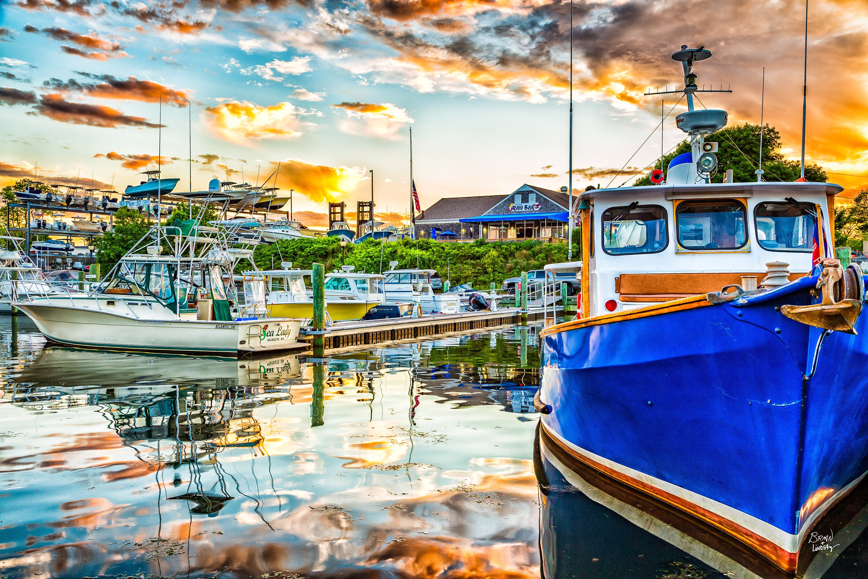 Falmouth Harbor in Cape Cod, Massachusetts | Photograph | Travel ...