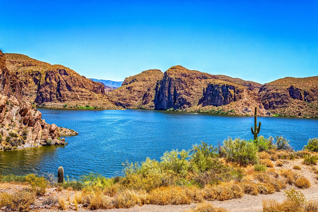 Apache Trail Scenic Drive View, Arizona | Photograph, Superstition ...