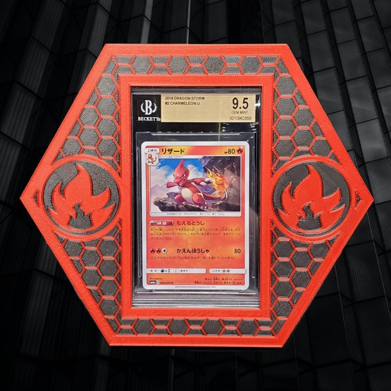 Pokéframes 3D Printed Pokémon Graded Card Frames Energy - Etsy