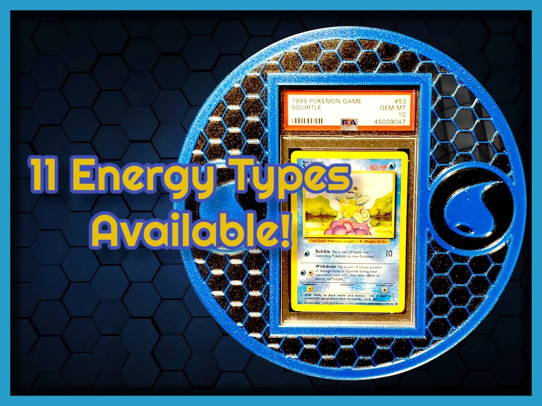 Pokéframes - 3D Printed Pokémon Graded Card Frames - Energy Frames ...