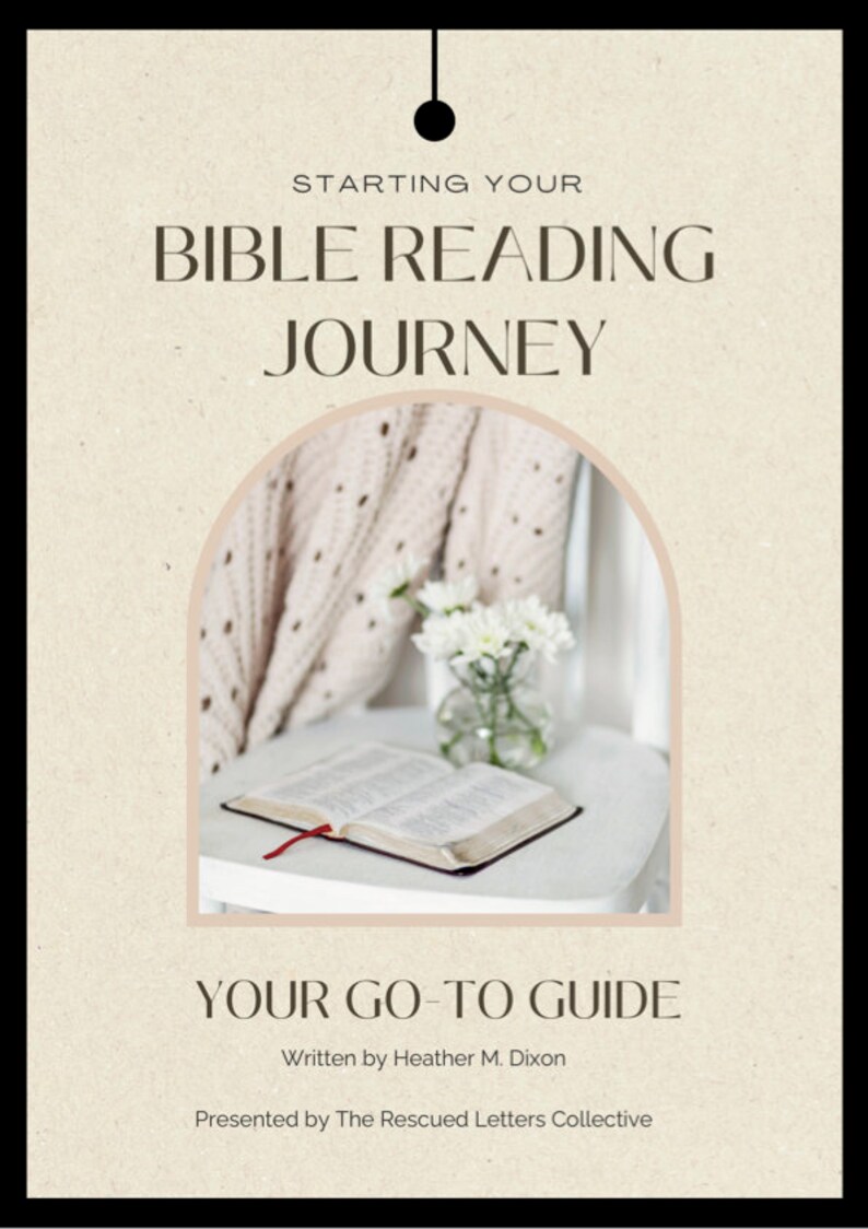 Starting Your Bible Reading Journey | Printable | A 16-page Guide to ...