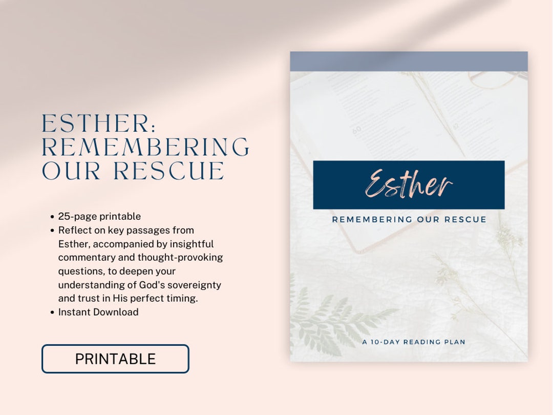 10-day Devotional on the Book of Esther: Remembering Our Rescue ...