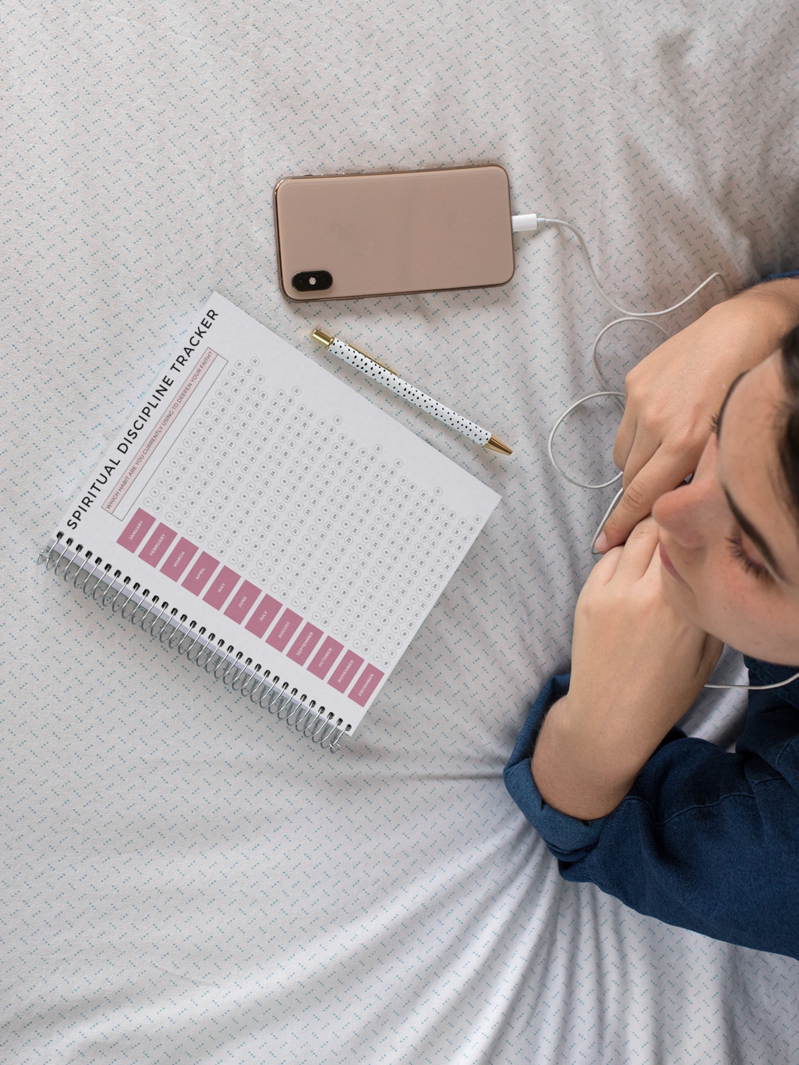 Spiritual Disciplines Tracker | Definitions and Yearly Habit Tracker ...