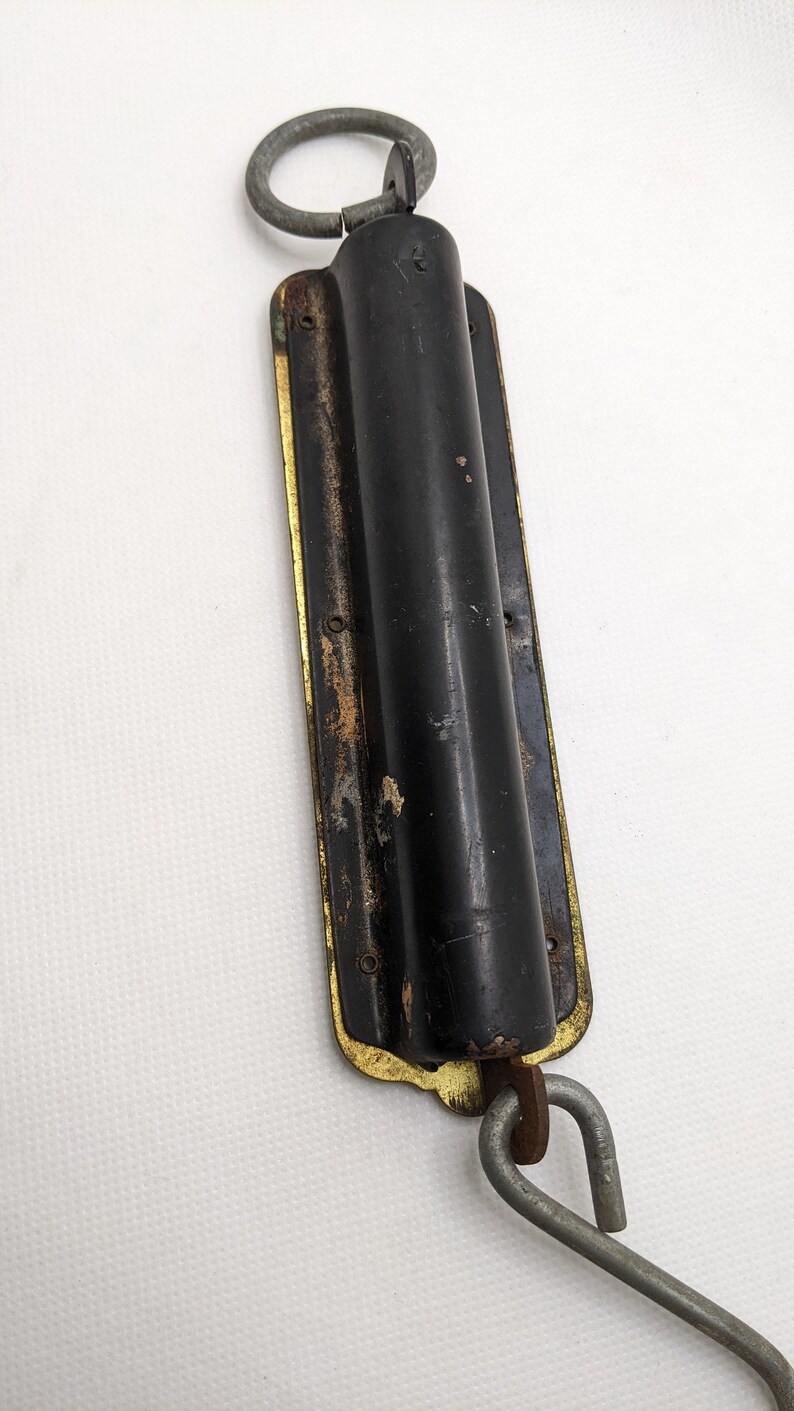 1800s John Chatillon & Sons Brass Hanging Spring Scale 25 Lbs New York ...