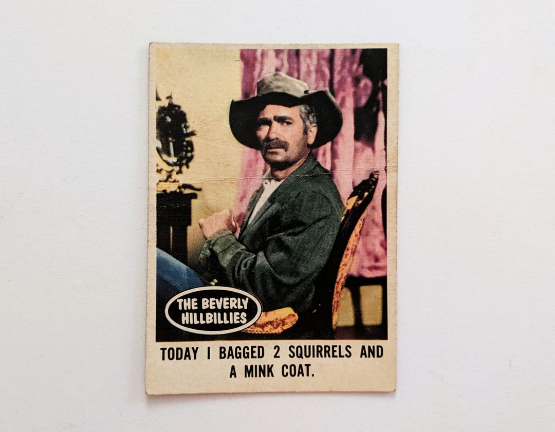 1963 Topps Beverly Hillbillies Trading Card 52 Jed Clampett TV Gum 2 ...