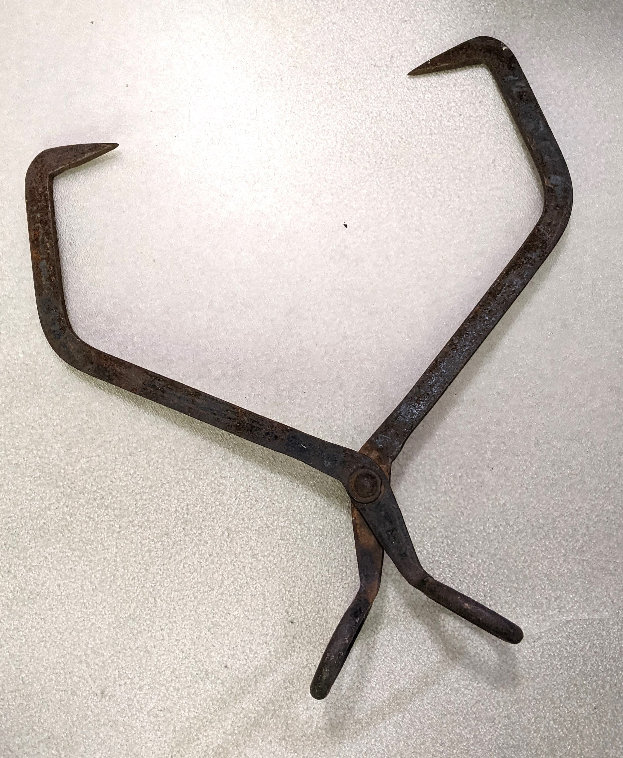 1800s Iron Ice Block Tongs Primitive VA Plantation Hay Bailing - Etsy