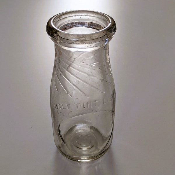 Antique Half Pint Milk Bottles - Etsy
