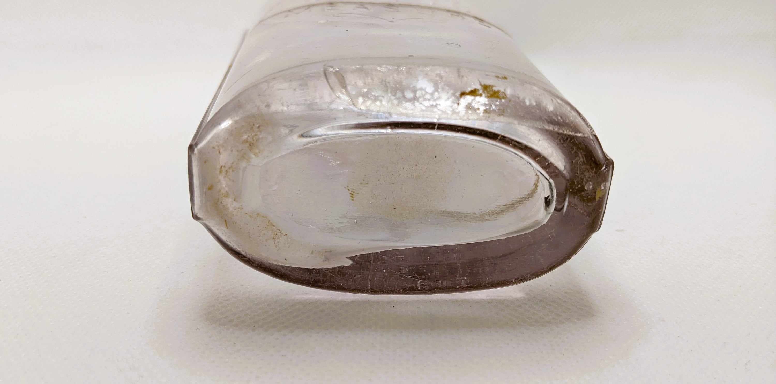 Mid-late 1800s Honest Measure Whiskey Flask Strap Side Union Oval ...