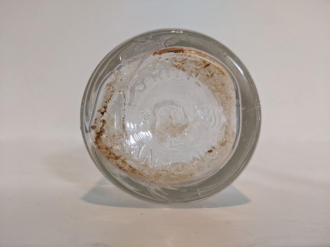 1910s 1920s P.J. Ritter Catsup Bottle Embossed Owens Mark Vintage Art ...